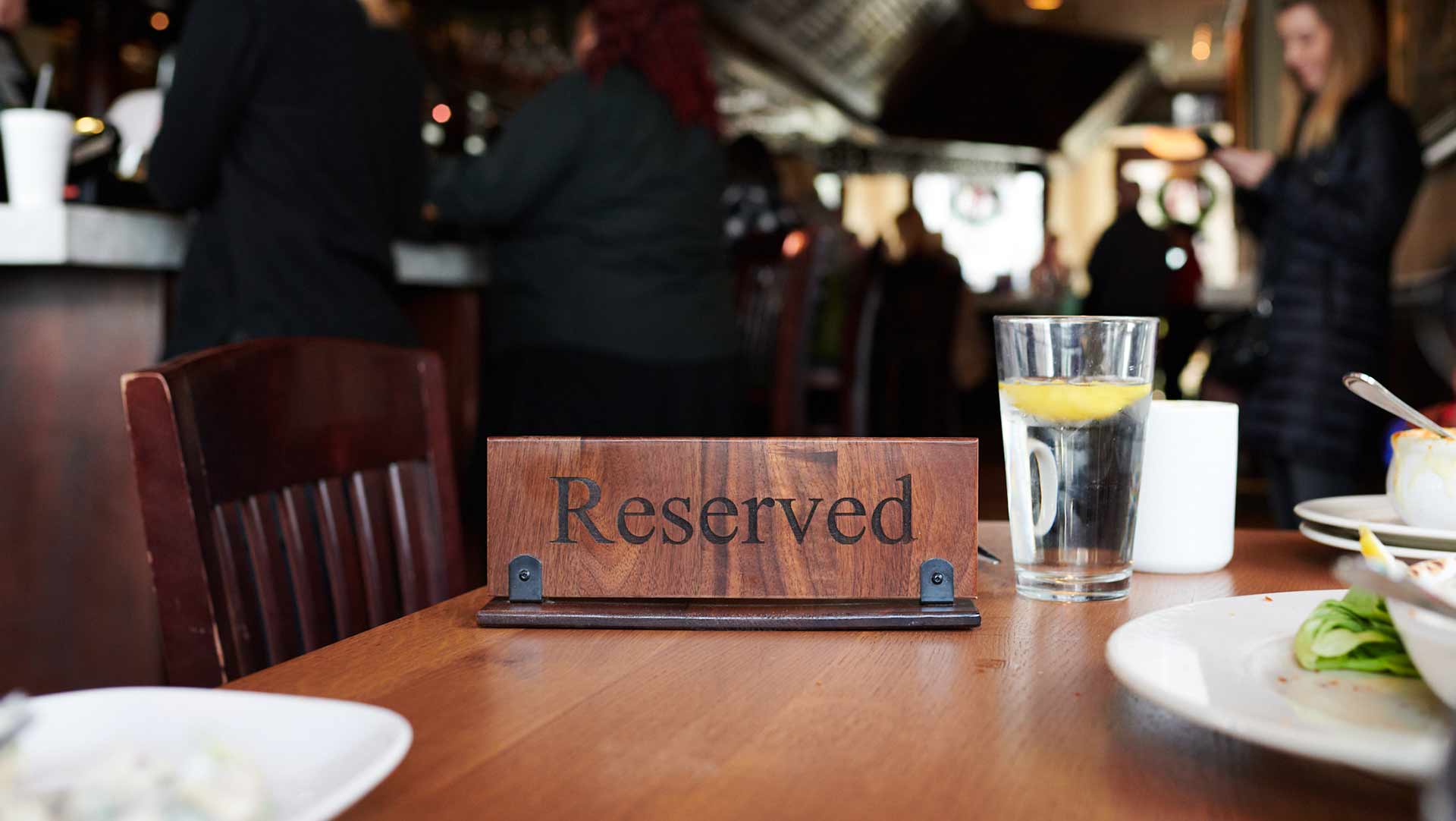 Engraved Wood Reserved Signs & Table Numbers - WinwodDesigns.com