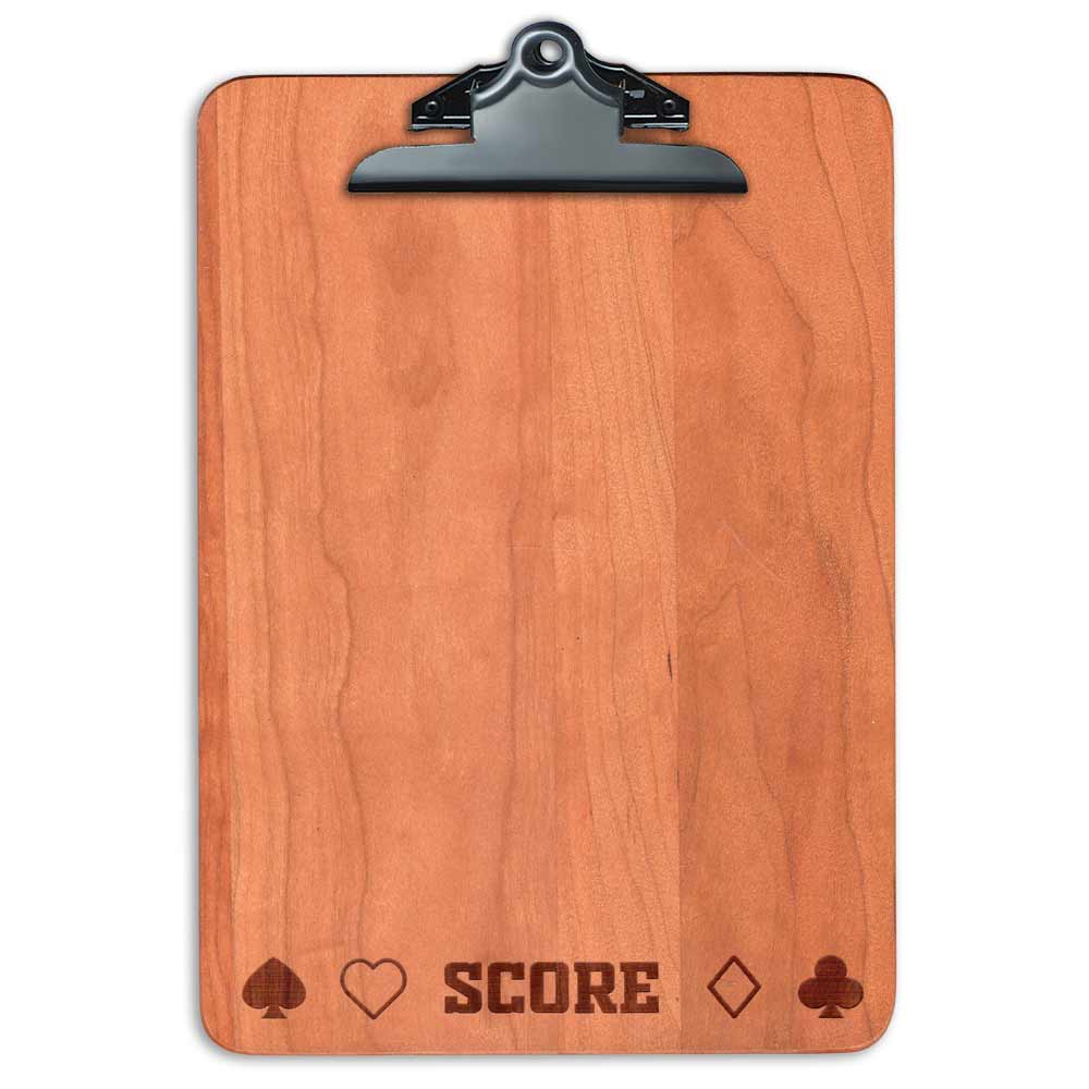 Engraved Wood Scoring Clipboard WinwoodDesigns
